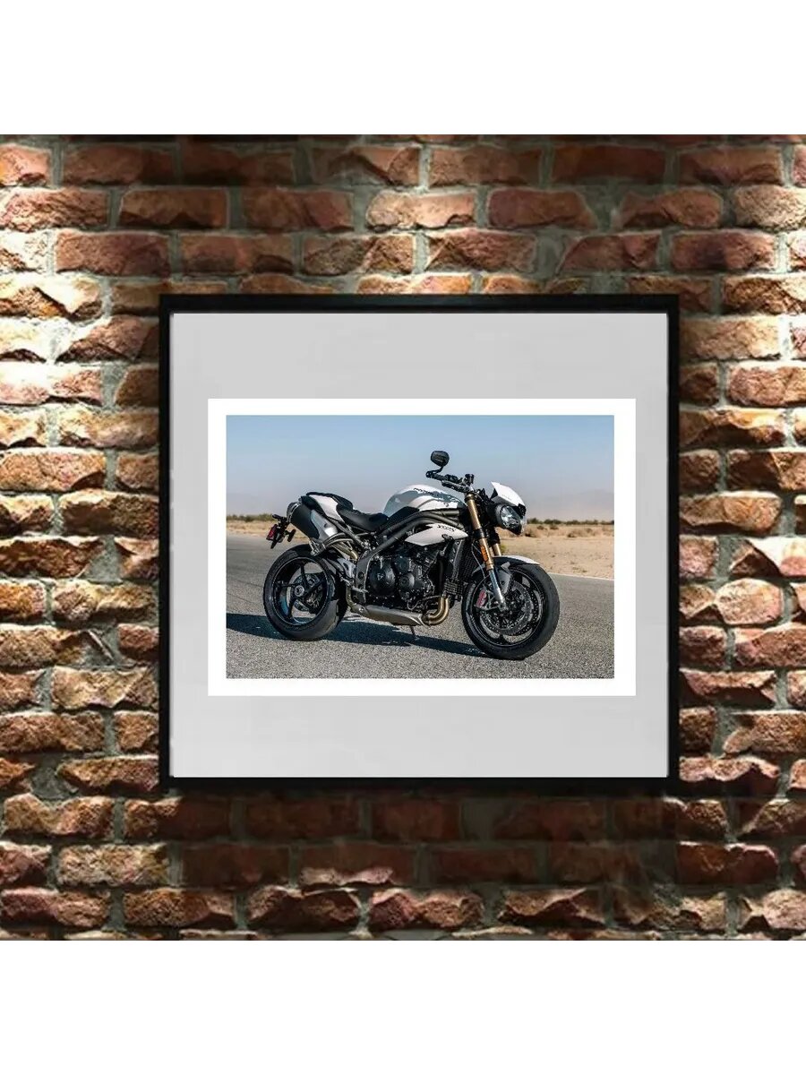 Плакат "triumph speed triple" от А4