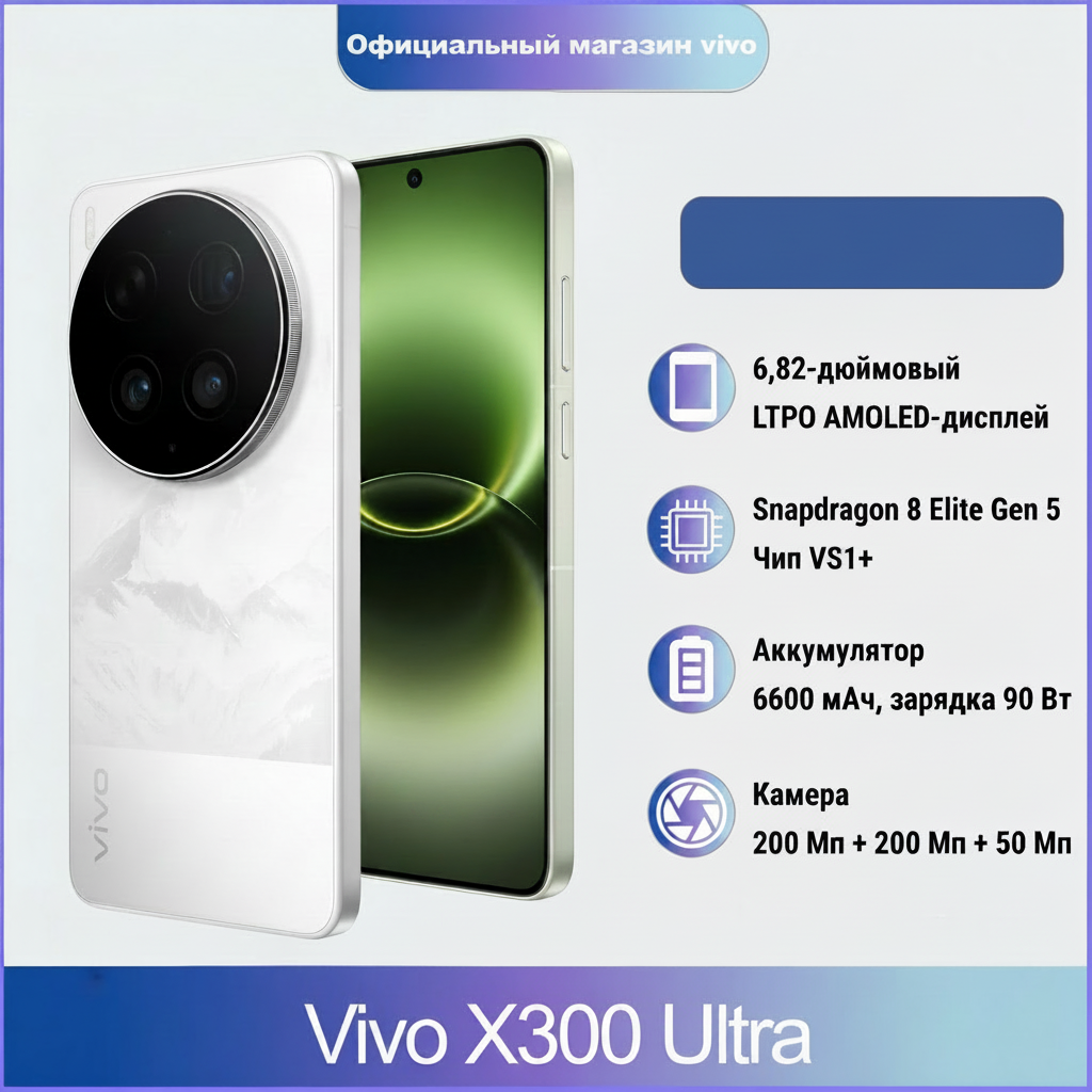 Смартфон Vivo X300 Ultra, 16/512ГБ, russia