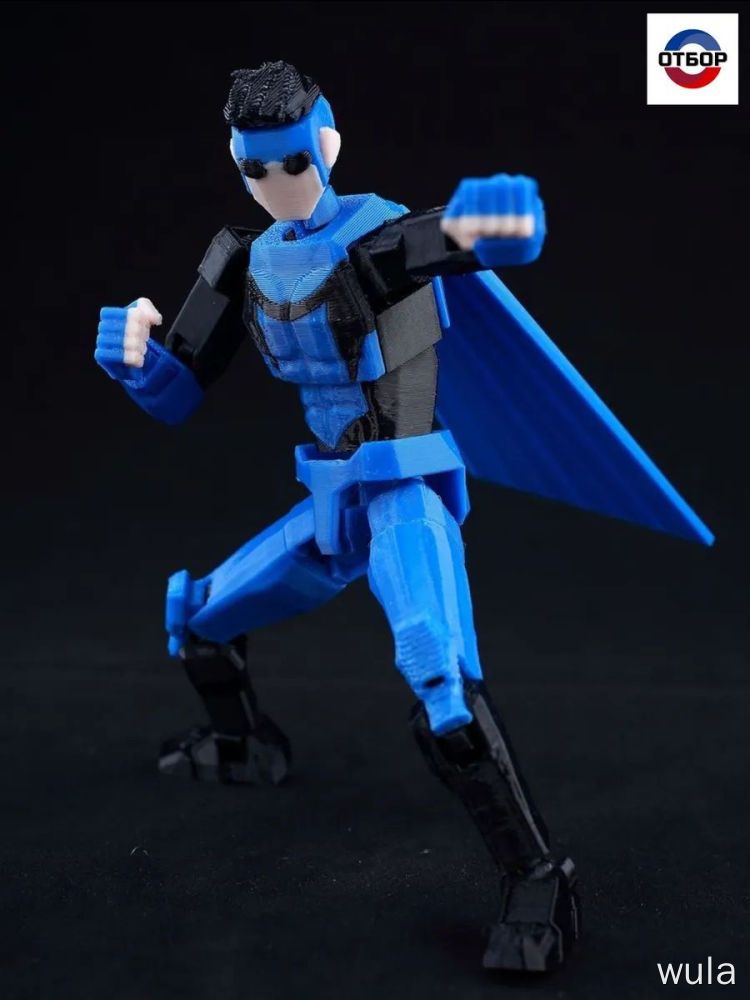 Фигурка Invincible Марк Грейсон синий костюм с плащом 14 см коллекционная статуэтка для подарка — фото 1
