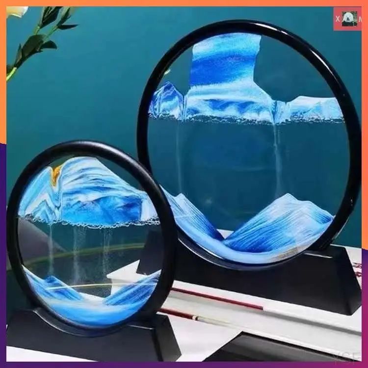 Песочная картина 3D интерьерная в белой рамке антистресс, из ABS пластика, подарок на Новый год