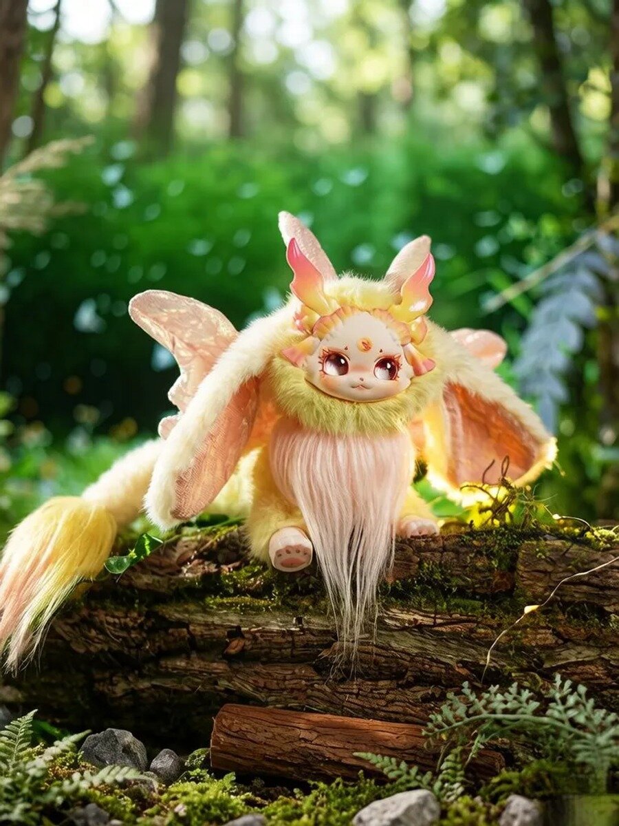 Кукла MayTree Dumia 2th OB11/Фея мечты шарнирная плюшевая кукла/Fantasy Creature Series-Wave Whale