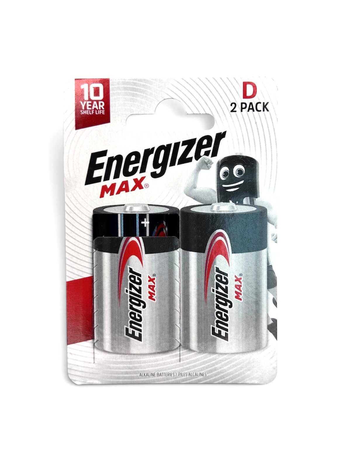 Батарейка Energizer MAX LR20/D 2BL (2шт. в блистере) 7638900426823