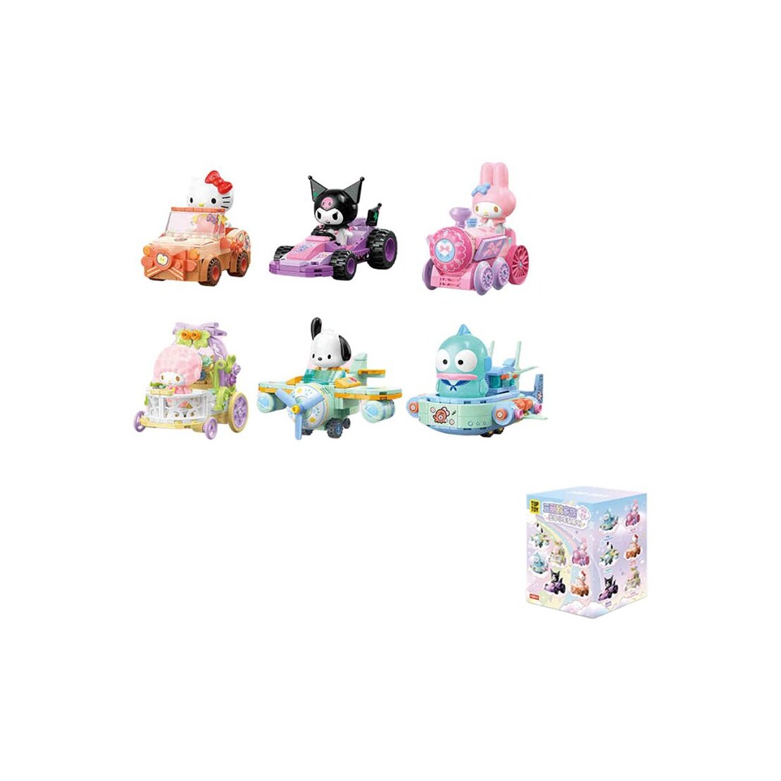 Фигурки-сюрпризы TOP TOY x Sanrio Outrageous Fleet Collection