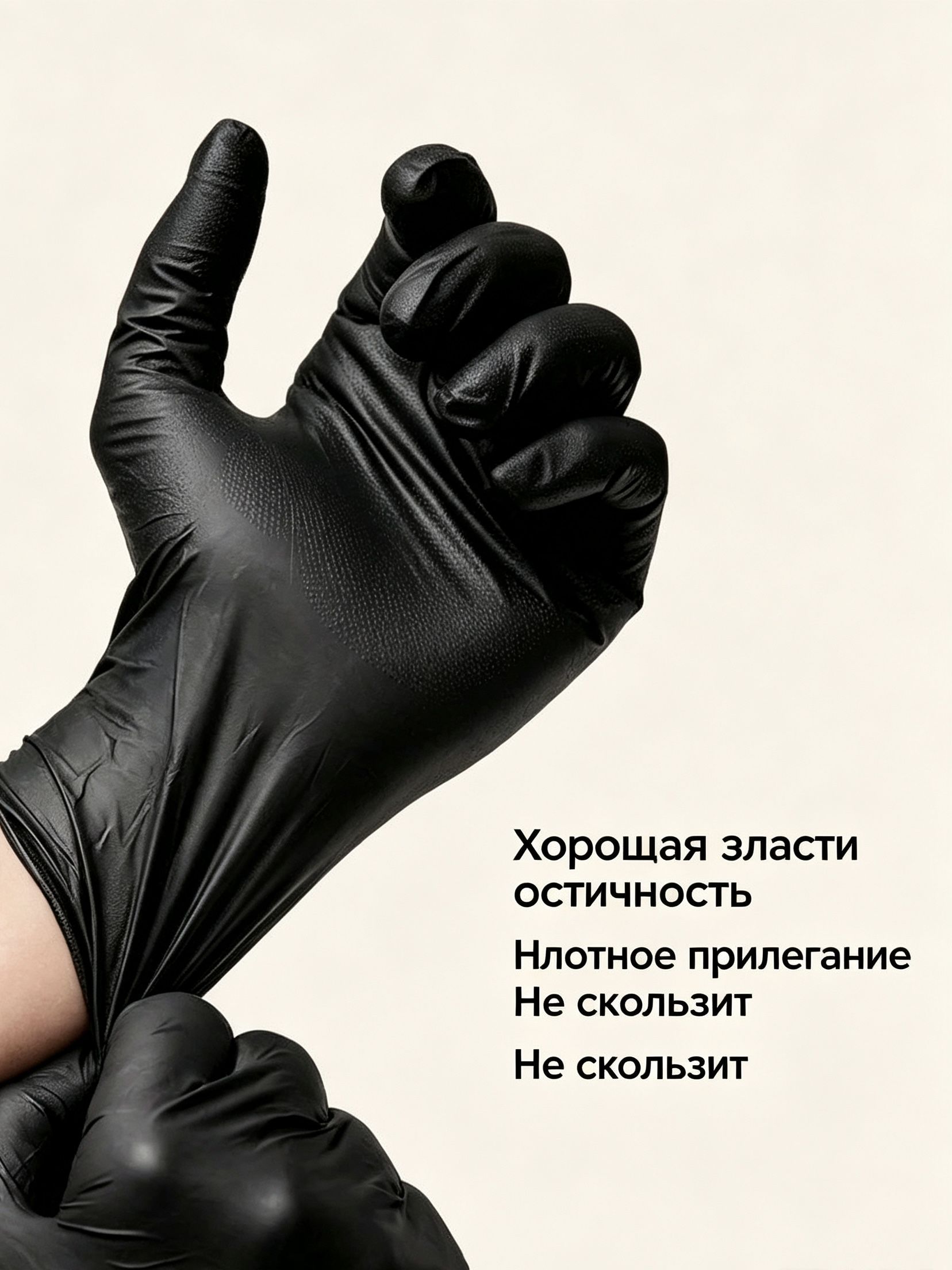 Черные одноразовые нитриловые перчатки, прочные, для уборки, ремонта, кухни и бытового использования