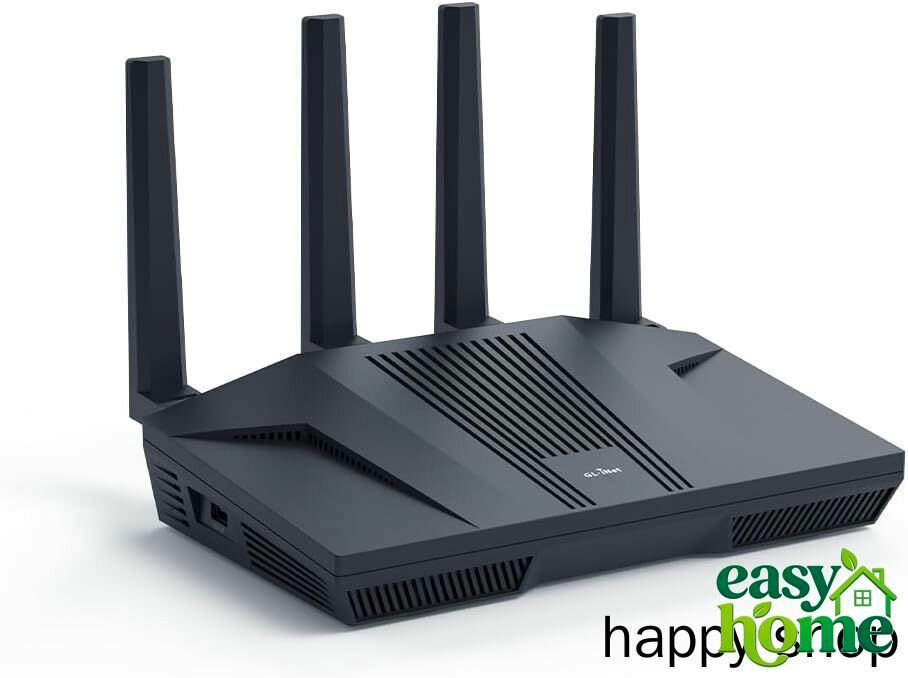 Игровой высокоскоростной WiFi 6 роутер GL.iNet GL-MT6000 (Flint 2) для беспроводных сетей, оснащенный двумя портами Ethernet 2,5 Гбит/с (китайская версия)