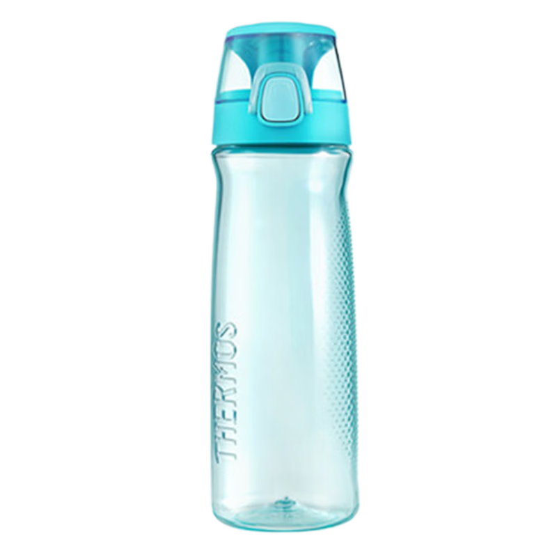 THERMOS 700 мл пластиковая спортивная бутылка из трианта универсальная портативная для прямого питья Стиль：Джаз Блю 700