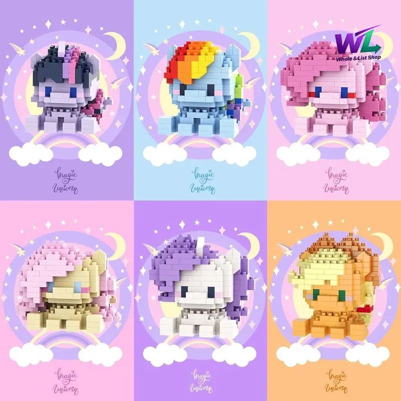 My Little Pony Пластиковый набор конструкторов 6шт