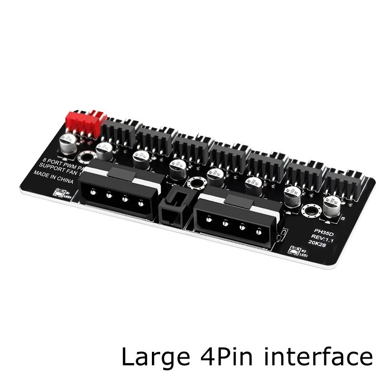 SPEEDIER Разветвитель вентиляторов для ПК 1-8 каналов Large 4PIN interface