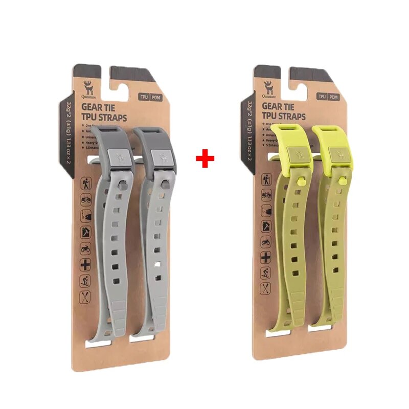 Резиновый ремень для велосипедной сумки Two-color 4pcs