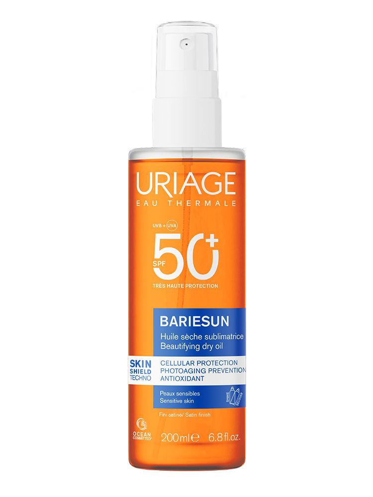 Средство солнцезащитное Урьяж Барьесан Uiage Bariesun SPF50+ Сухое масло преображающее 200 мл