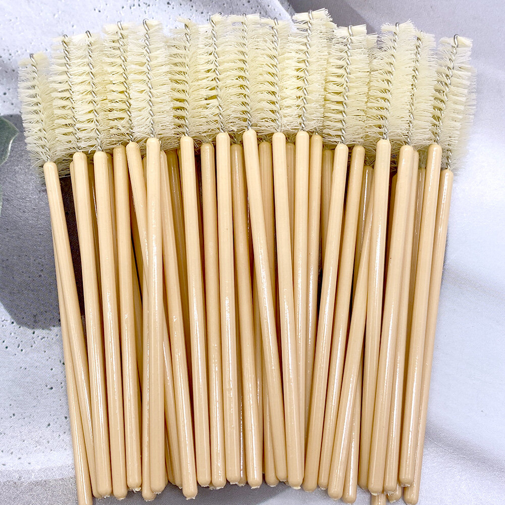 50Pcs Eyelash Brushes Disposable Eyebrow Mascara Wand Applicator Lash Extension Cosmetic Tools for Makeup