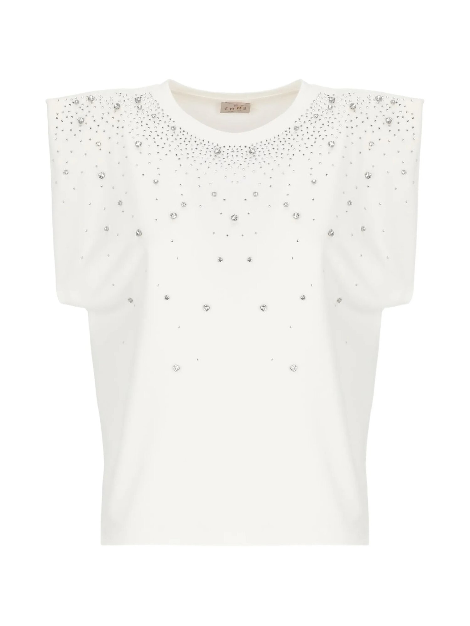 Футболка Strass-embellished sleeveless T-shirt