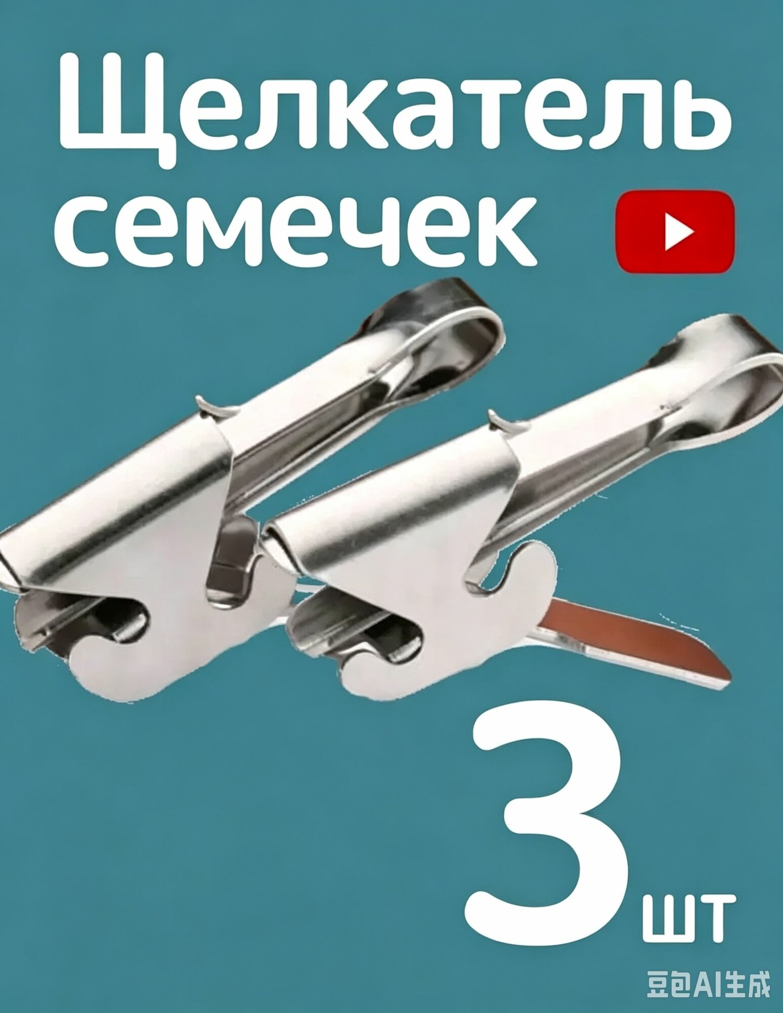 Щипцы кухонные, длина 10 см