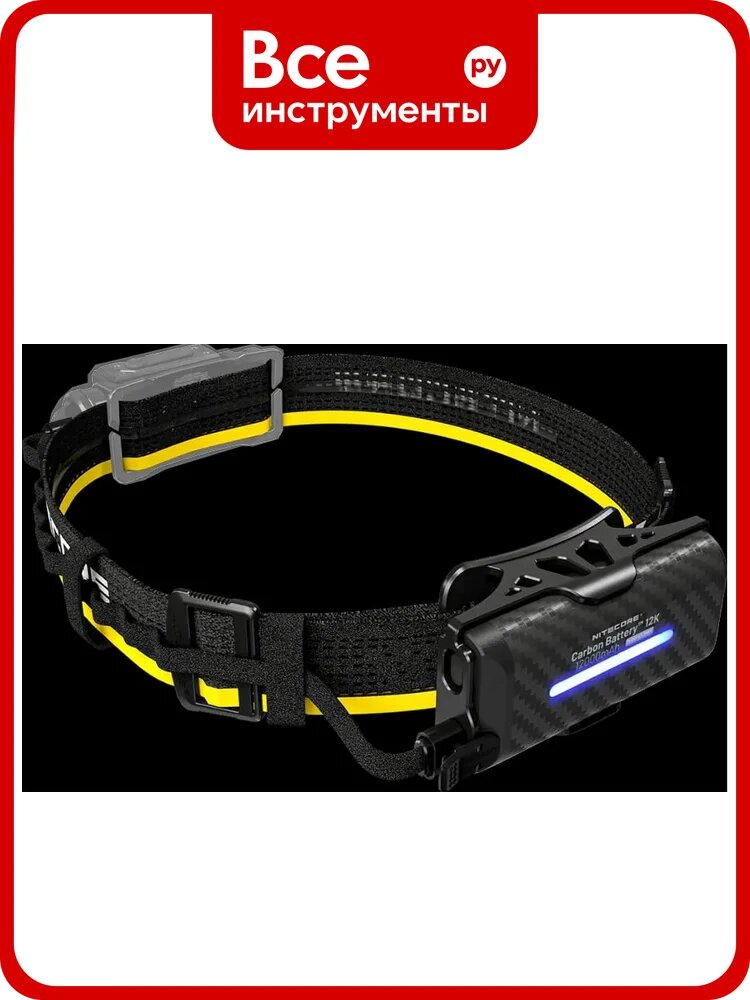 Внешний аккумулятор Power Bank Nitecore Carbon Battery 12K для налобного фонаря 2517