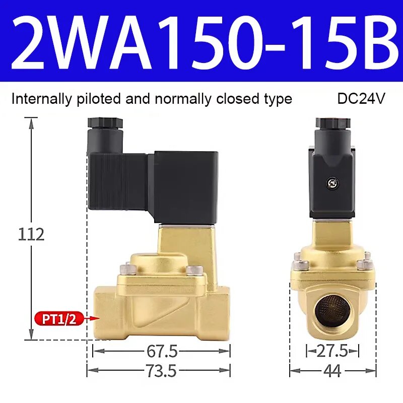 Клапан регулирования жидкости AIRTAC 2W030-6/8 050-10/15