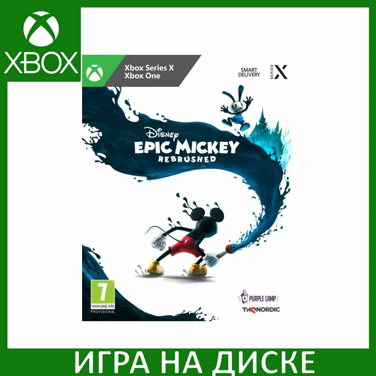 Игра "Disney Epic Mickey Rebrushed", Xbox One/Series X, английский язык, диск