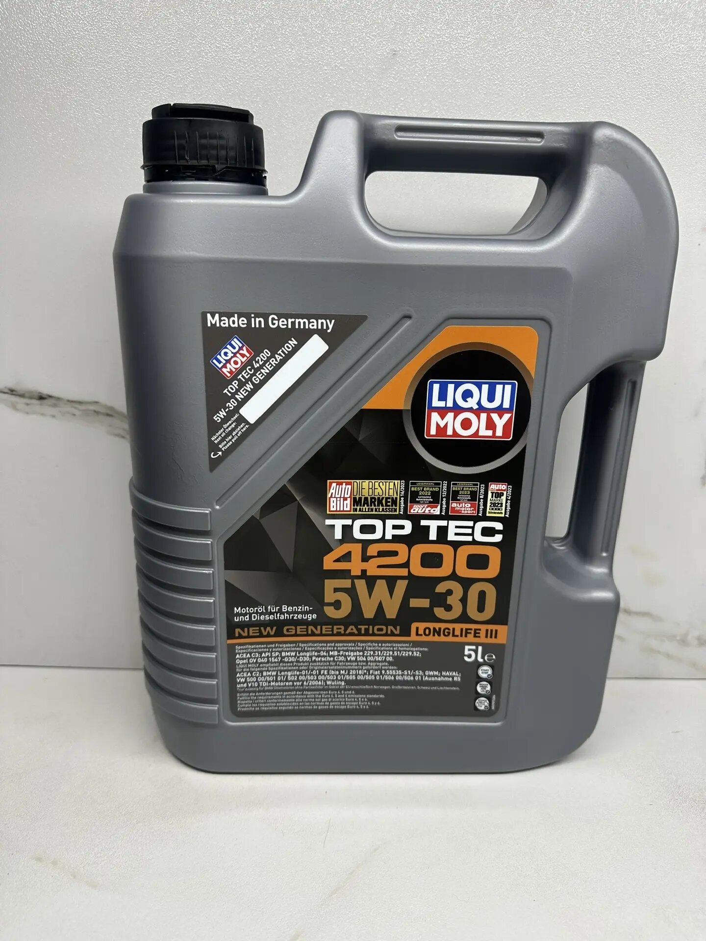 Синтетическое моторное масло LIQUI MOLY Top Tec 4200 5W-30,5 л (8973 / 7661)