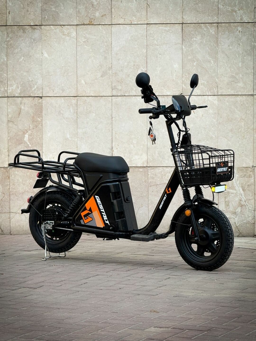 Электро скутер для курьеров Gestalt DAF 800ВТ (гравировкуа240вт) 50км запас хода