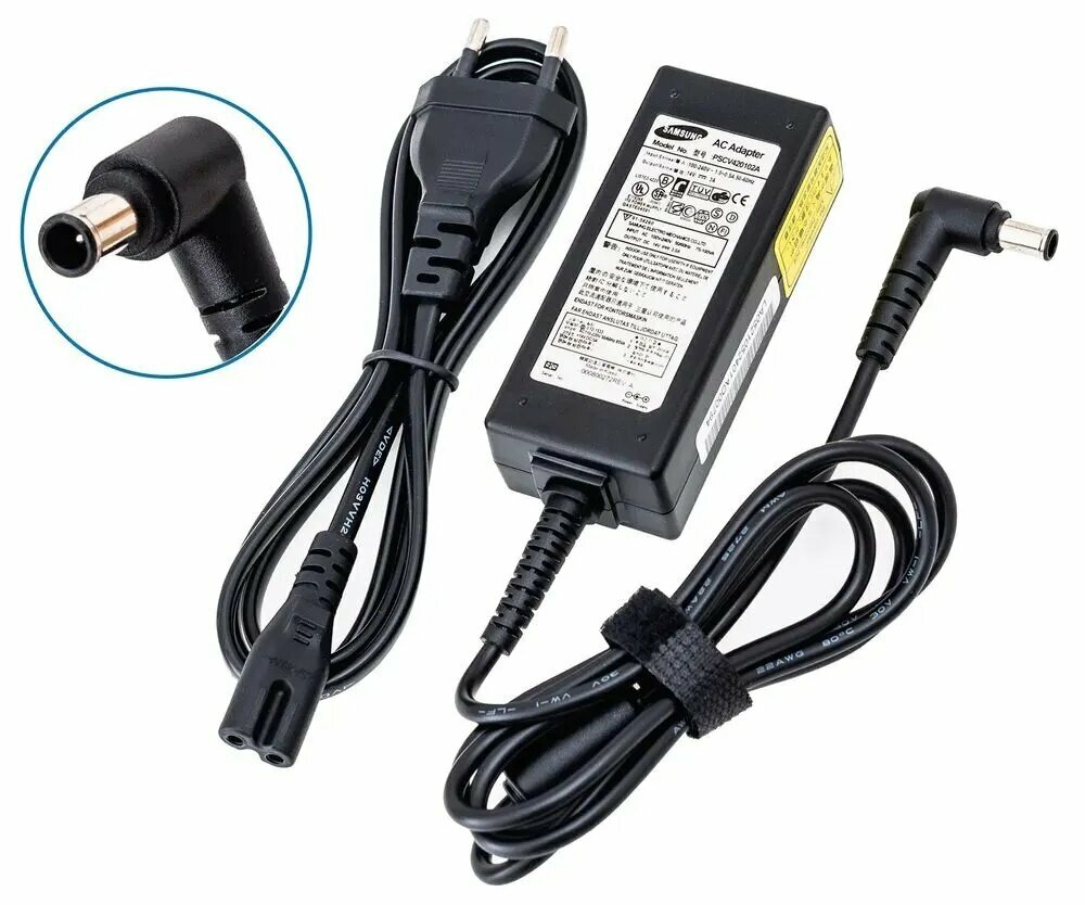 Блок питания для монитора/телевизора Samsung 14V, 3A, 42W (штекер 6.5х4.4), AD-3014B, AP04214-UV, A2514_KSM
