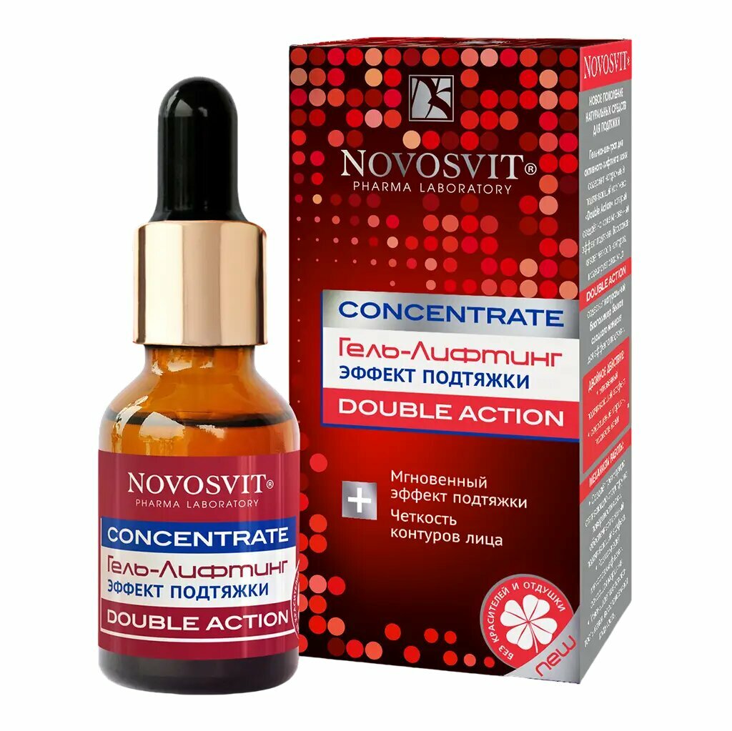 Novosvit Гель-лифтинг эффект подтяжки флакон 25 мл 1 шт