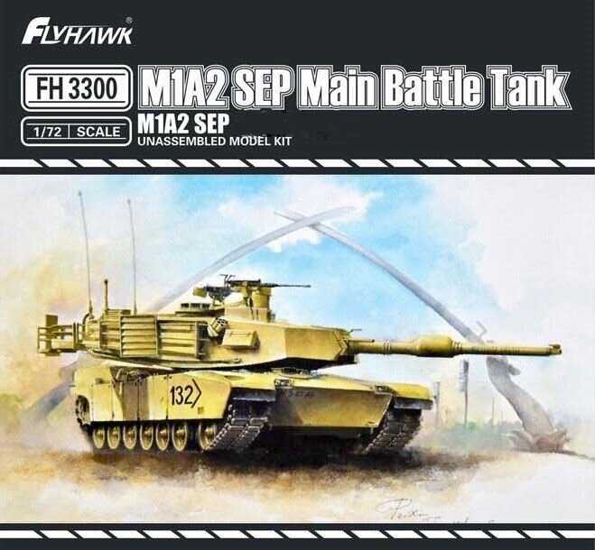 3300F Боевой танк M1A2 SEP Main Battle Tank (1/72)