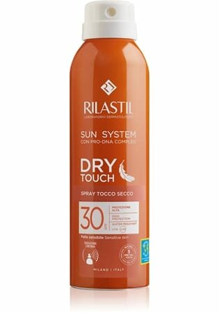Средство солнцезащитное Rilastil Sun System Dry Touch, 200 мл, spf 30