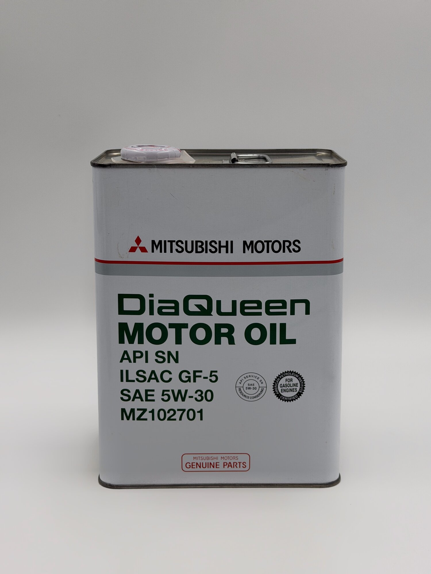 Масло моторное Mitsubishi DiaQueen 5W-30 SN/GF-5, 4 литра, синт