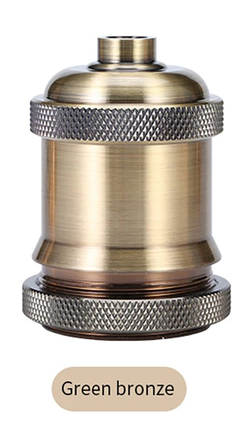 Декоративный патрон E27 Green Bronze