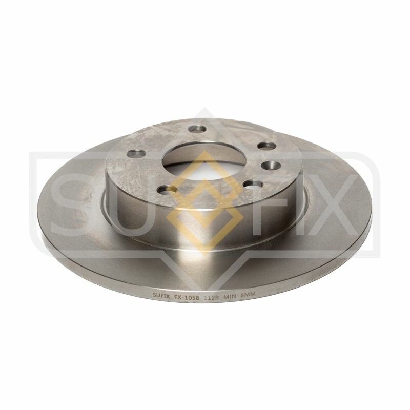 SUFIX Диск тормозной невентилируемый задний (264x10) OPEL Astra G/H 1.2-2.2D 99> / Meriva 1.3D-1.8 03> / Zafira A/B 1.6-2.2D 99>