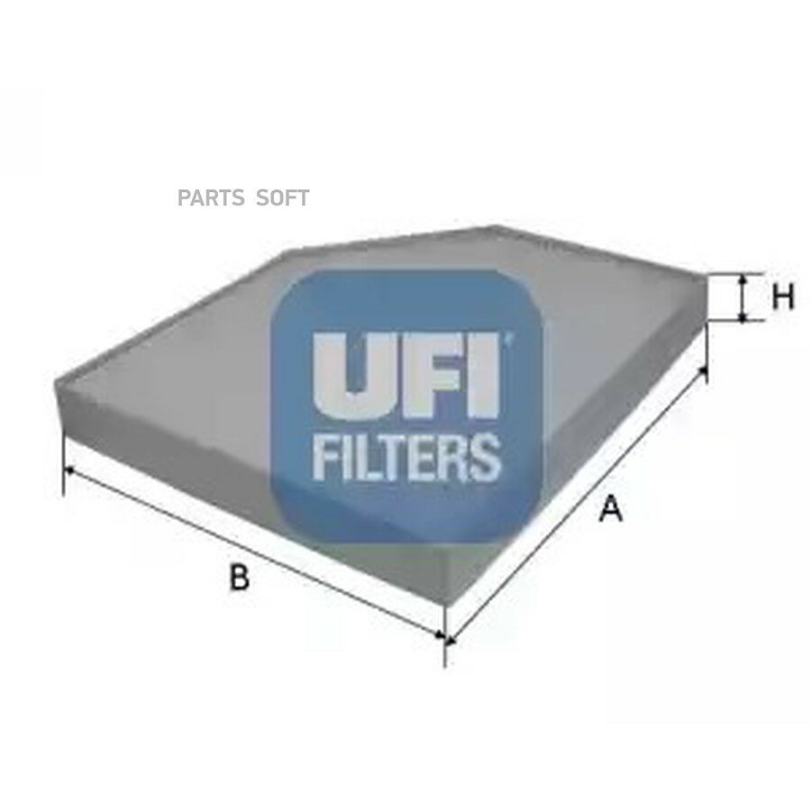 Фильтр салона от официального дистрибьютора, UFI, артикул 5315300