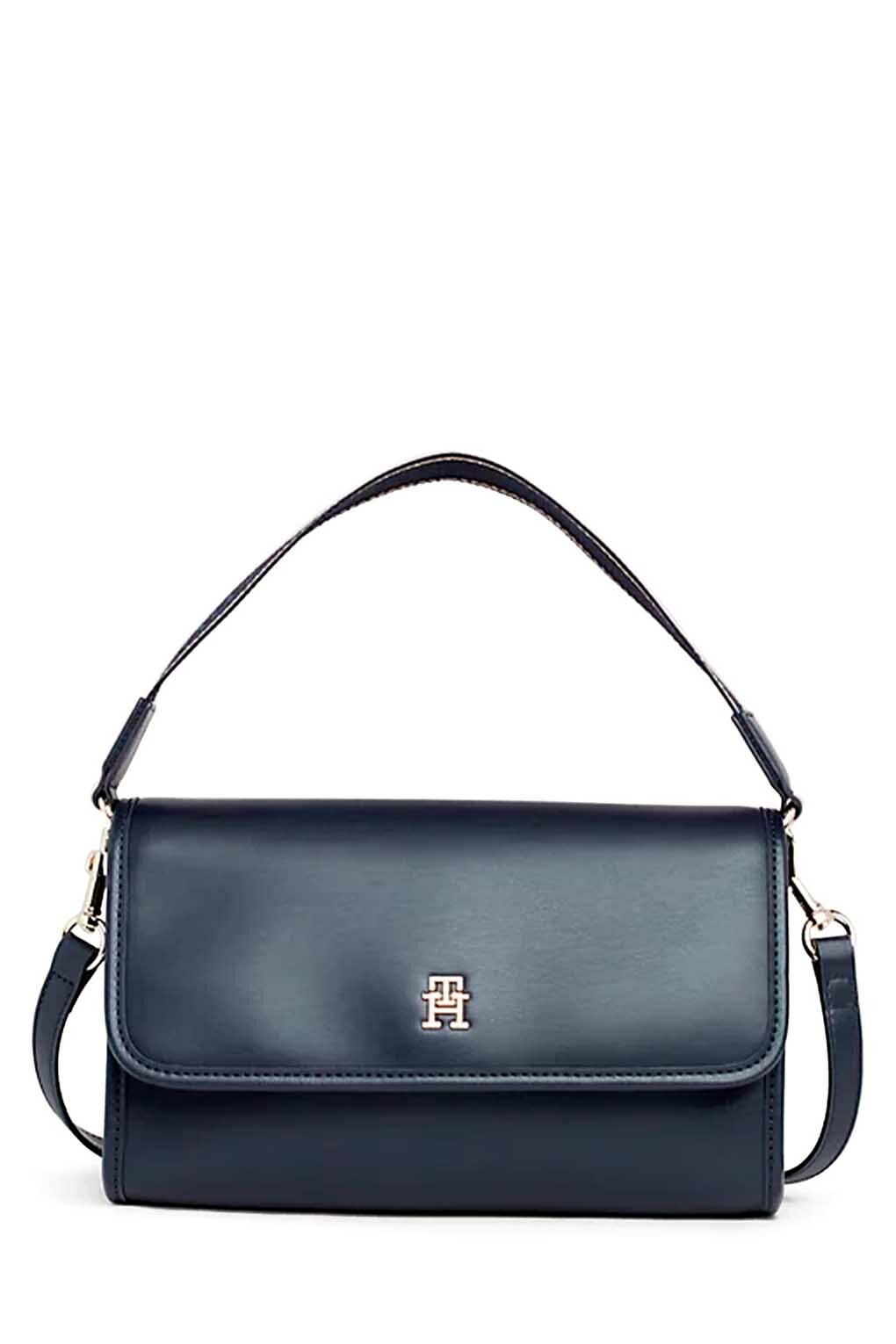 Сумка сэтчел TOMMY HILFIGER, синий — фото 1