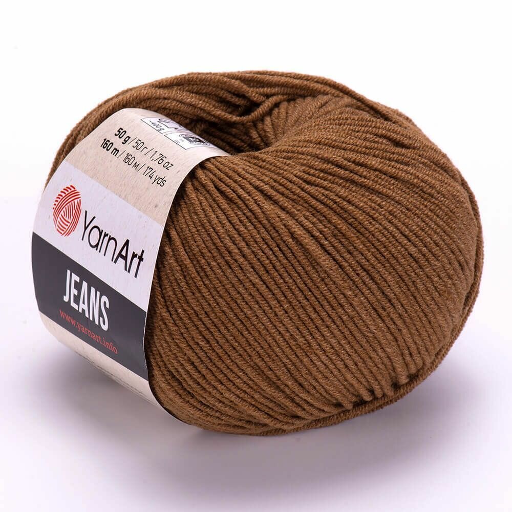Пряжа Джинс (Jeans Yarnart) упаковка 10 мотков 50 г. 160 м. 55% хлопок 45% полиакрил цвет 40 темно-бежевый