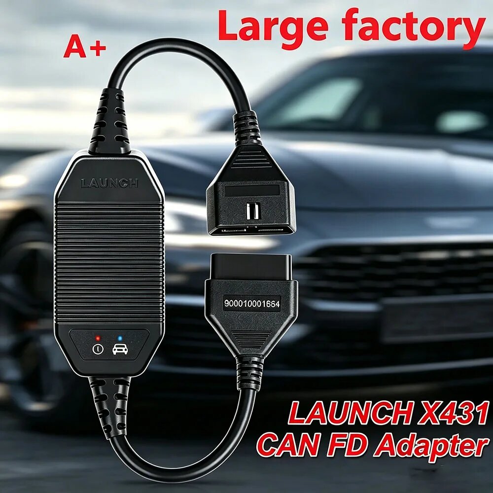 A + LAUNCH X431 CAN FD считыватель кодов, оригинальный CANFD кабель, автомобильный диагностический сканер для X431 V +/ Pro3/ Pad 3/ Pad V для Jlr/GM
