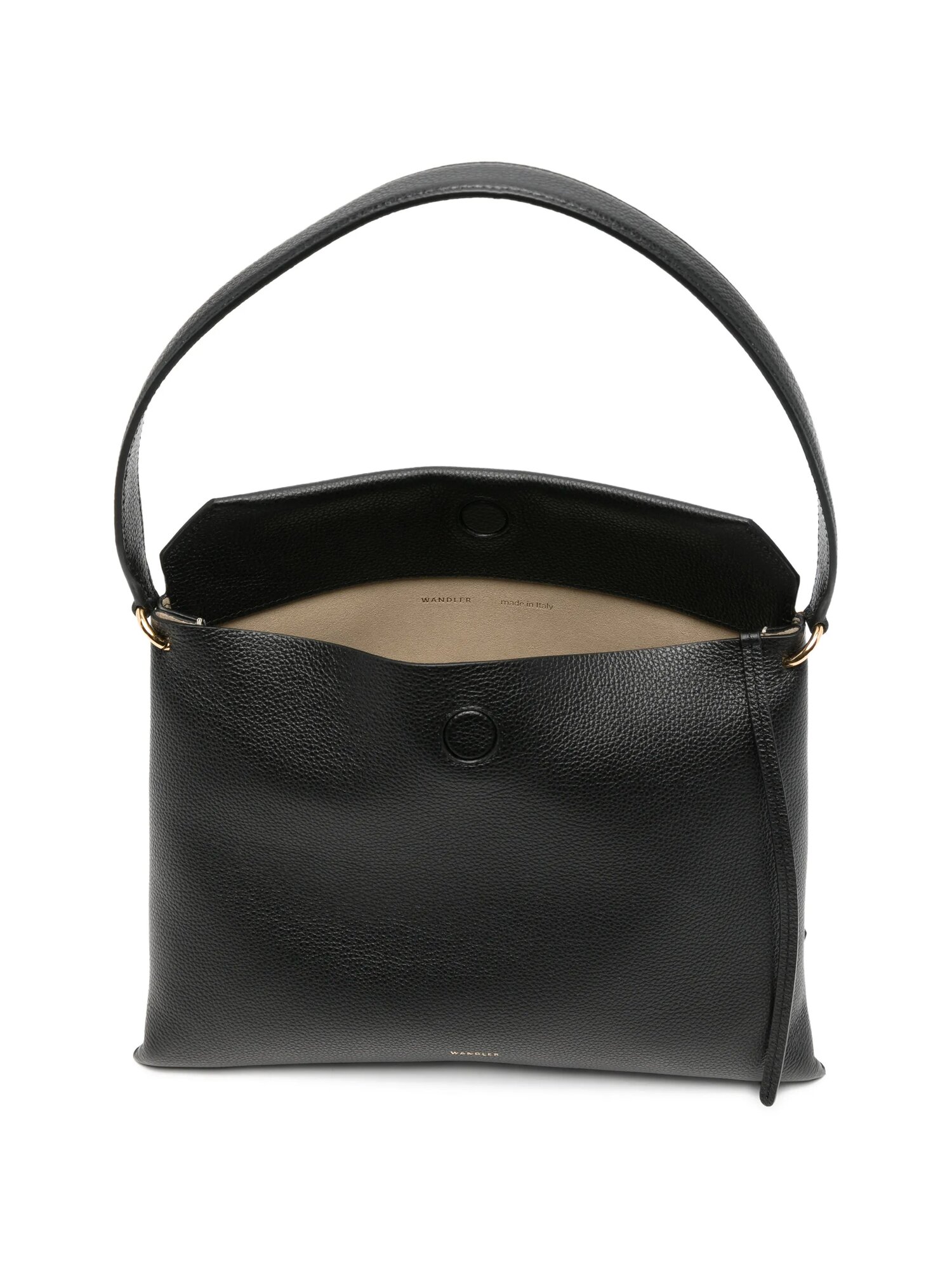 Сумка Wandler Grained-leather tote bag, черный — фото 1
