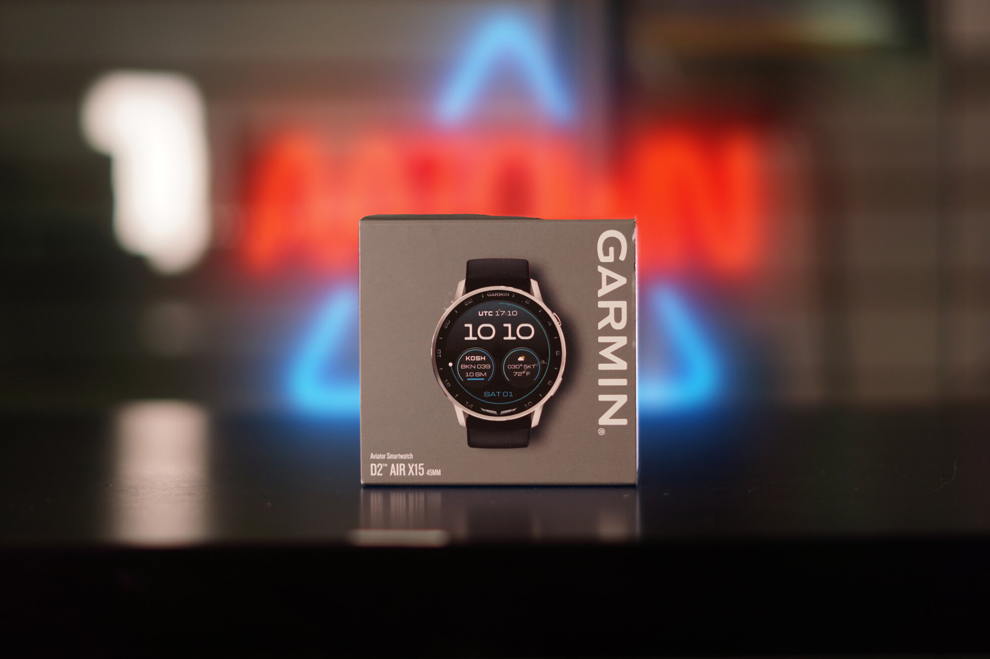 Garmin D2 Air X15 Silver with Black Silicone Band 010-03014-50