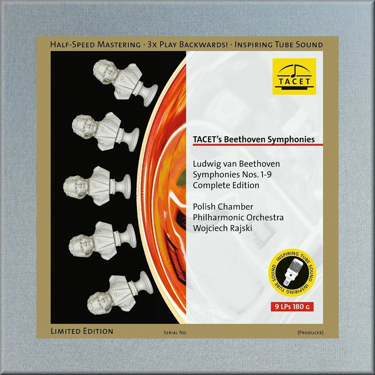 Виниловая пластинка Wojciech Rajski - Beethoven: Symphonies 1-9 (9LP Box Set) Limited, 2022
