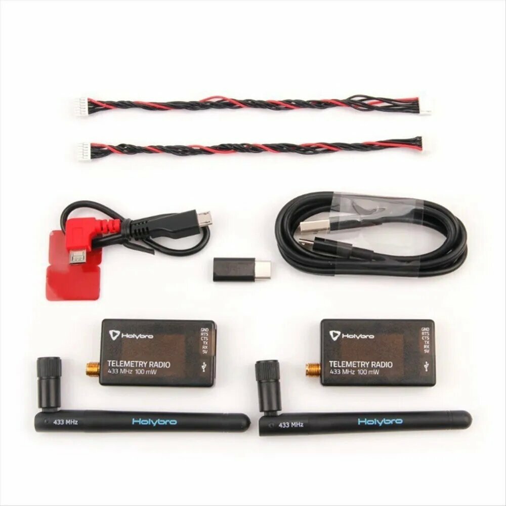 Holybro SiK Telemetry Radio V3 Прошивка SiK с открытым исходным кодом 100 МВт 433 МГц