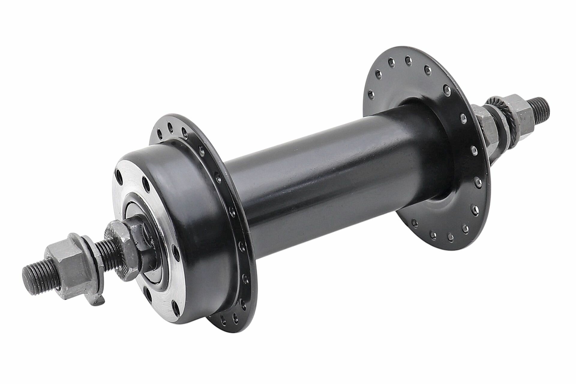 Втулка передняя, сталь, черная, F:3/8X14GX36HX135X190 для FATBIKE