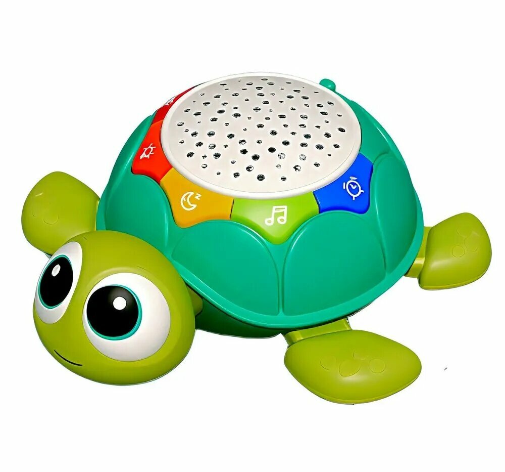 Развивающая музыкальная игрушка для малышей. Интерактивная черепаха