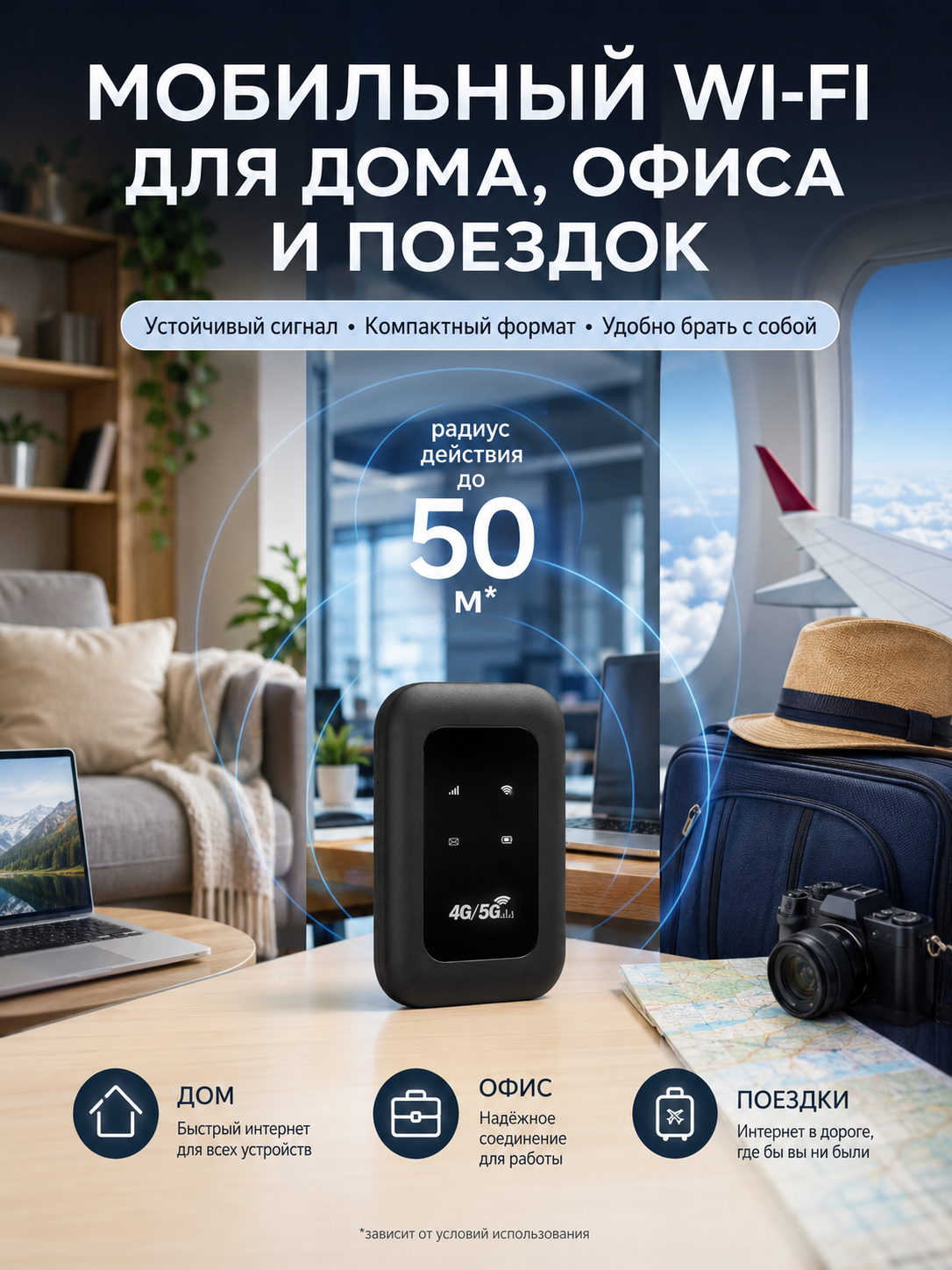 Роутер с сим картой в комплекте; Беспроводной; Роутер WIFI с сим картой; Модем 4G; LAN/WAN