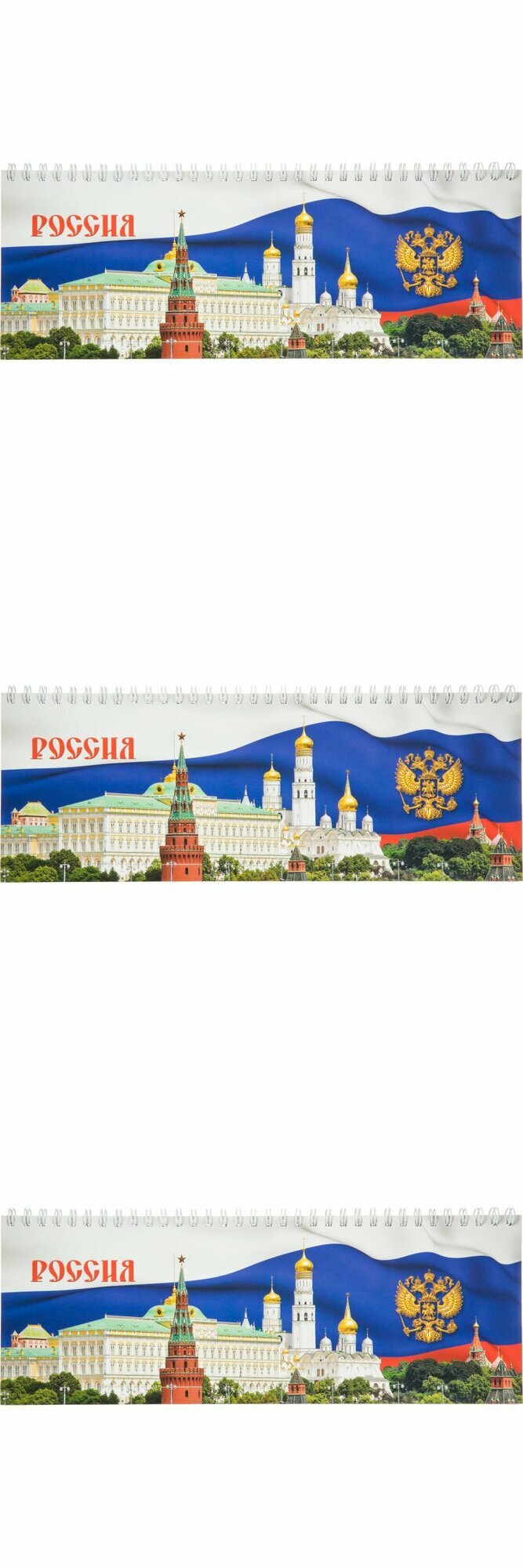 Attache Планинг недатированный "Герб и флаг", 56 листов, 3 шт