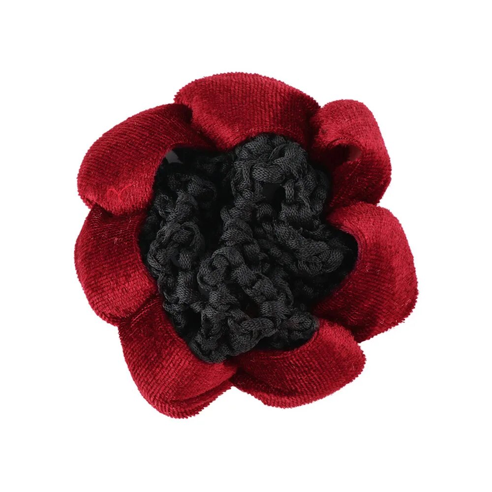 Бархатный чехол для волос Crochet Snood