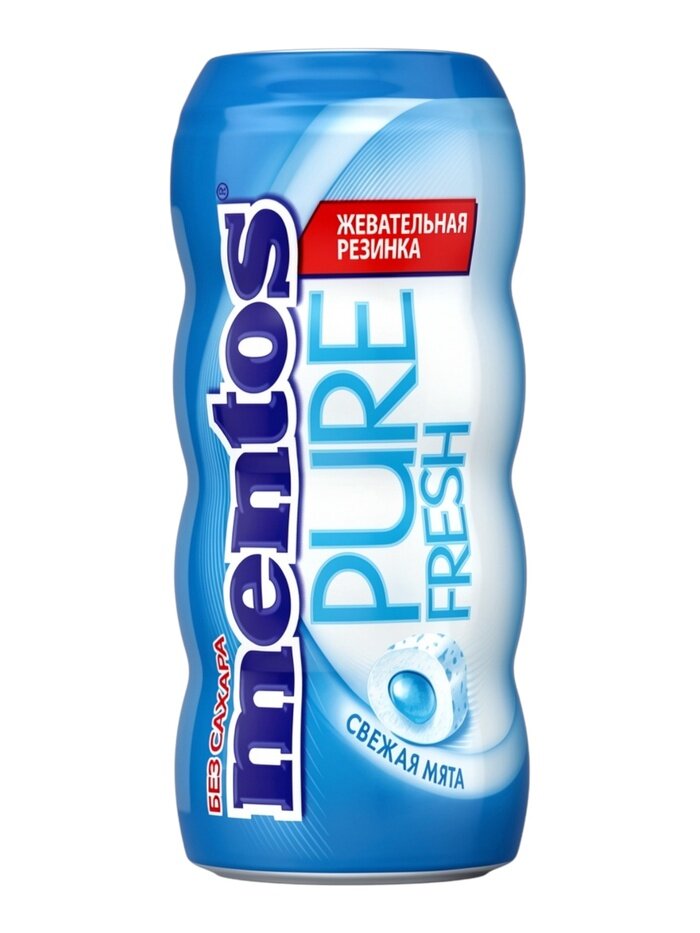 Жевательная резинка ментос Pure Fresh со вкусом Свежая мята 30г