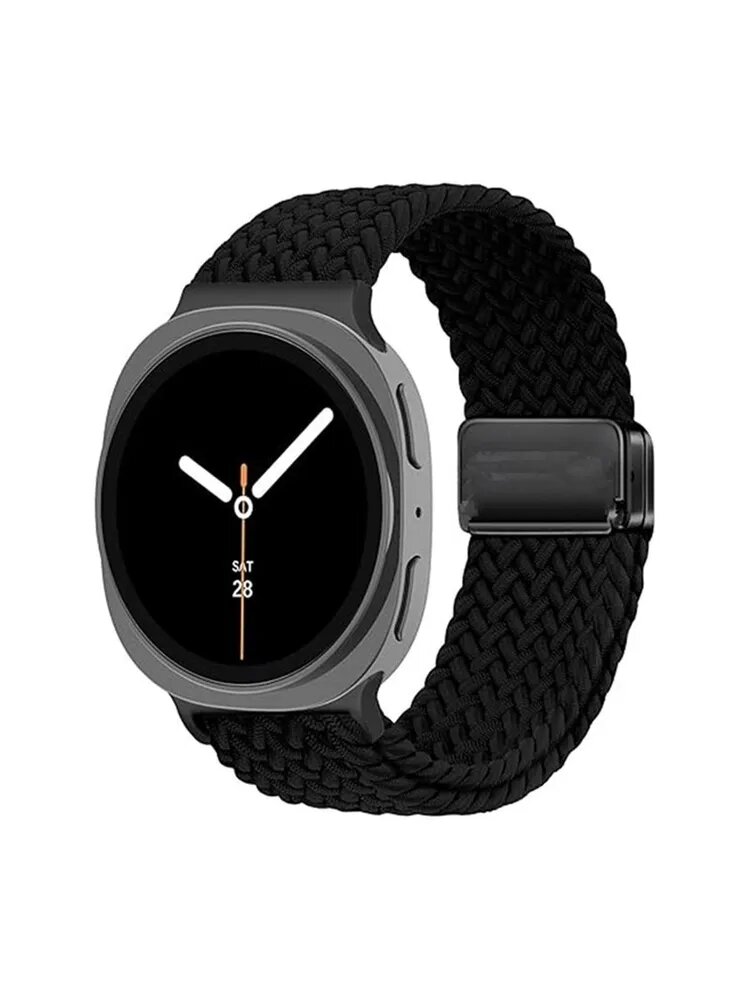 Плетеные ремешки для Samsung Galaxy Watch 8 Band 40мм 44мм Эластичный нейлоновый ремешок для Galaxy Watch 8/8 Classic 46 мм