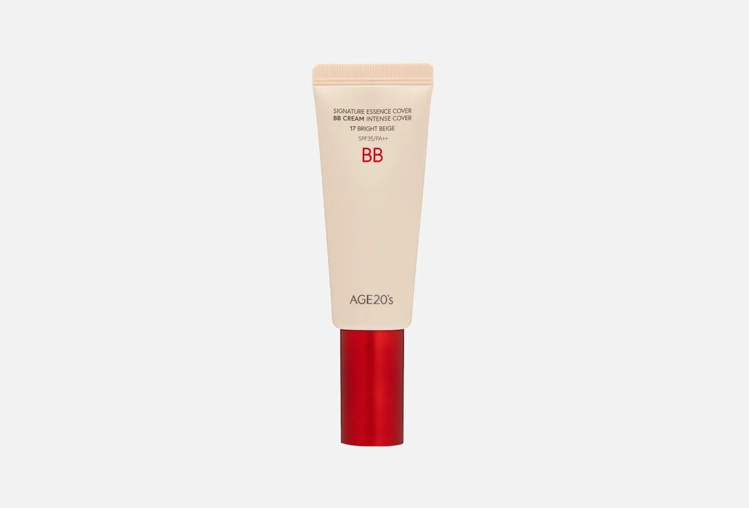 AGE 20s Signature Essence Cover BB-крем для увлажнения и сияния лица SPF 35 PA++ 40мл 17, Bright beige