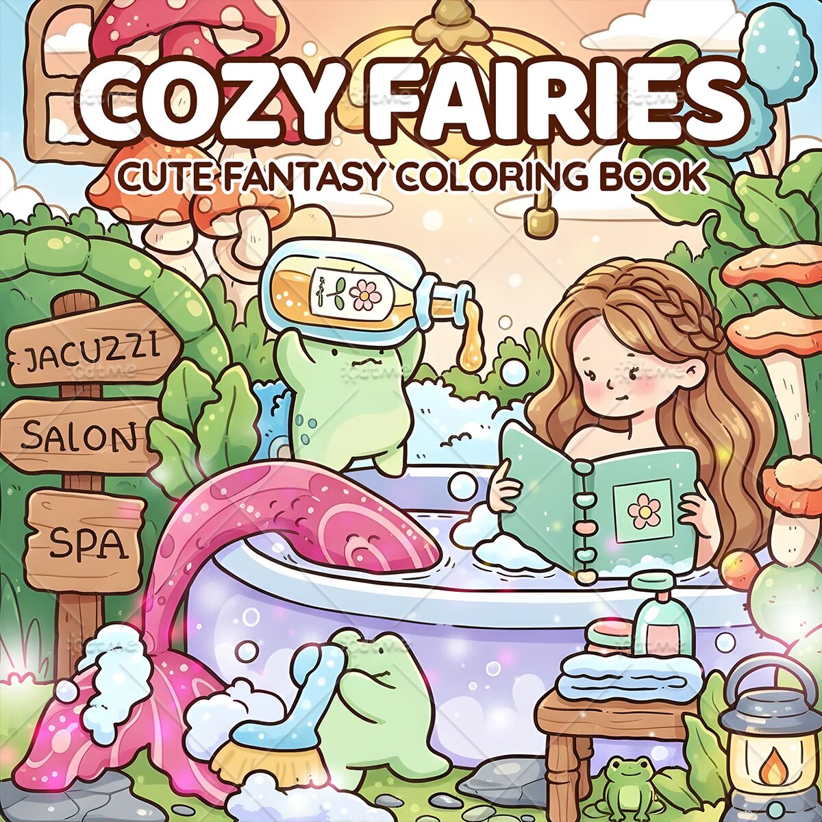 Набор раскрасок COZY FAIRIES для взрослых