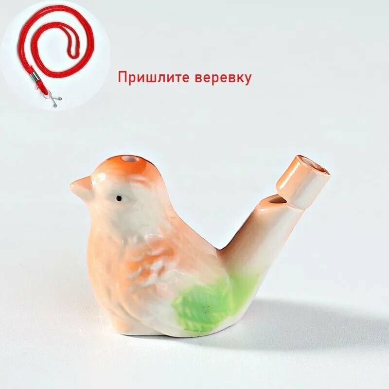 Музыкальный инструмент, Свистулька керамическая,"Воробей", для детей и малышей, развивающий