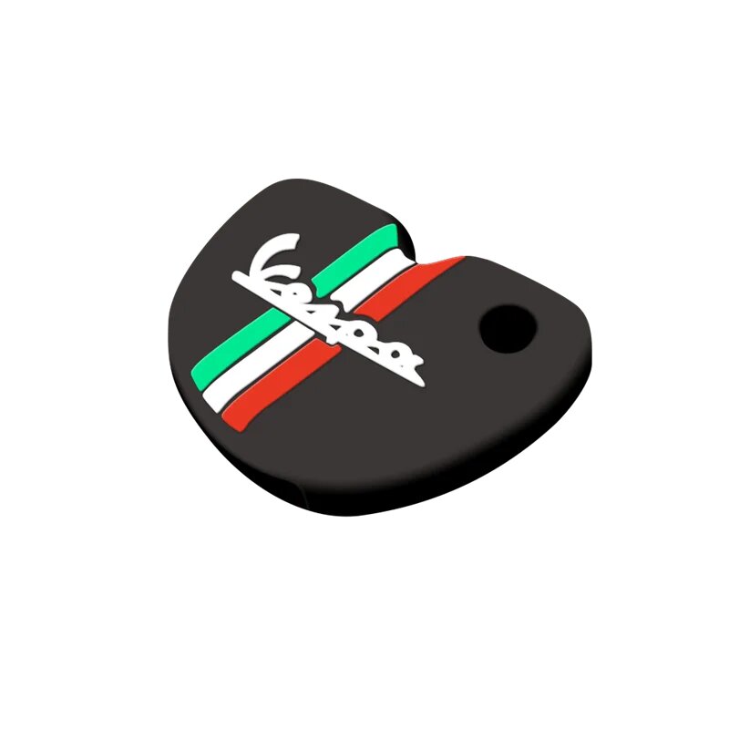 Черный силиконовый чехол для ключей Vespa