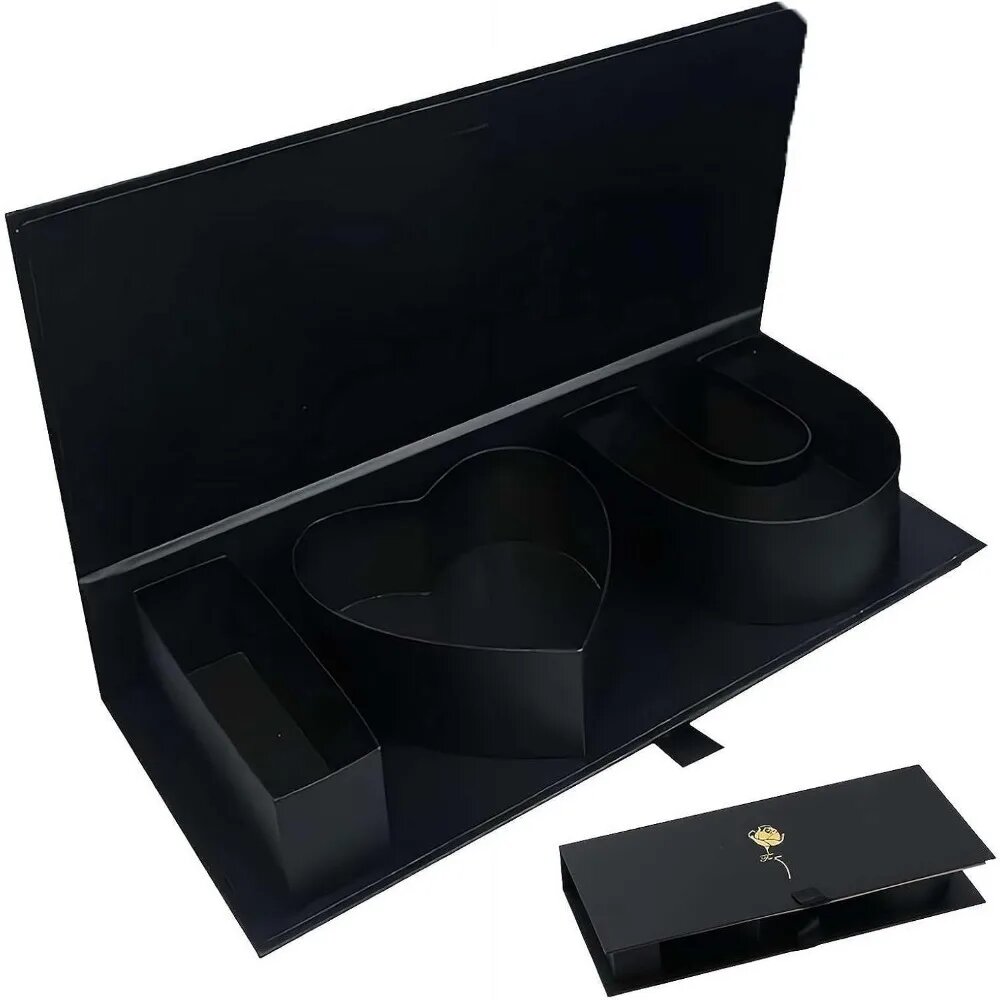 Подарочная коробка «Я тебя люблю» красная Черный, Black