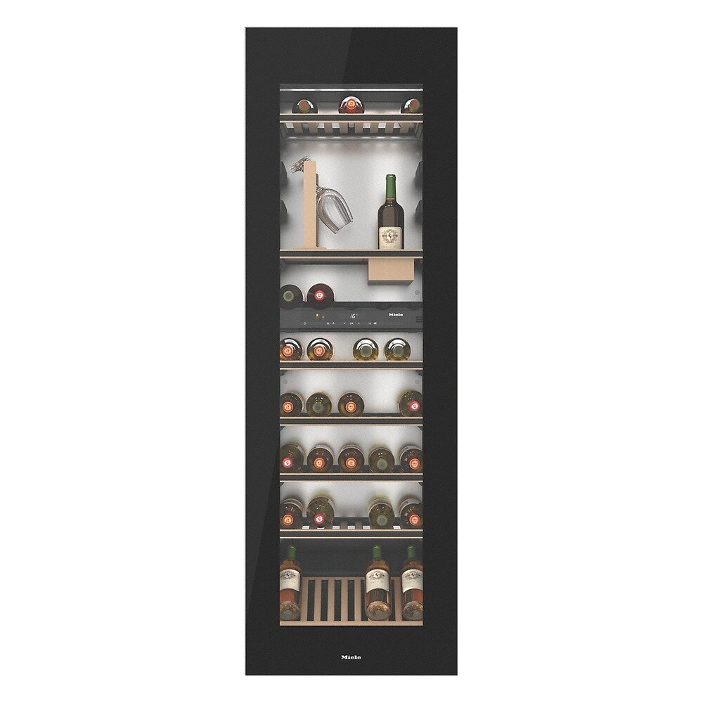 Встраиваемый винный холодильник Miele KWT 6722 iGS OBSW, черный